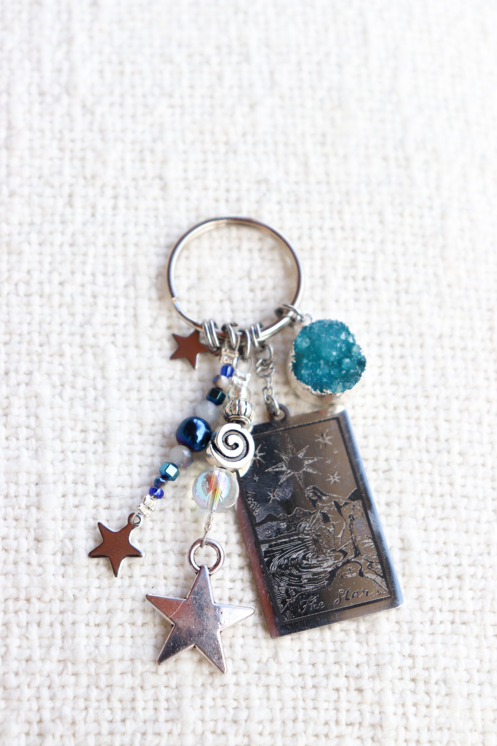 Tarot Key Ring ~ The Star | Remi and Mars